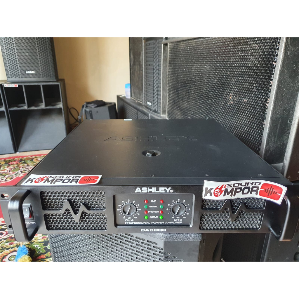 Jual POWER AMPLIFIER ASHLEY DA3000 POWER ASHLEY DA 3000 CLASS H | Shopee Indonesia