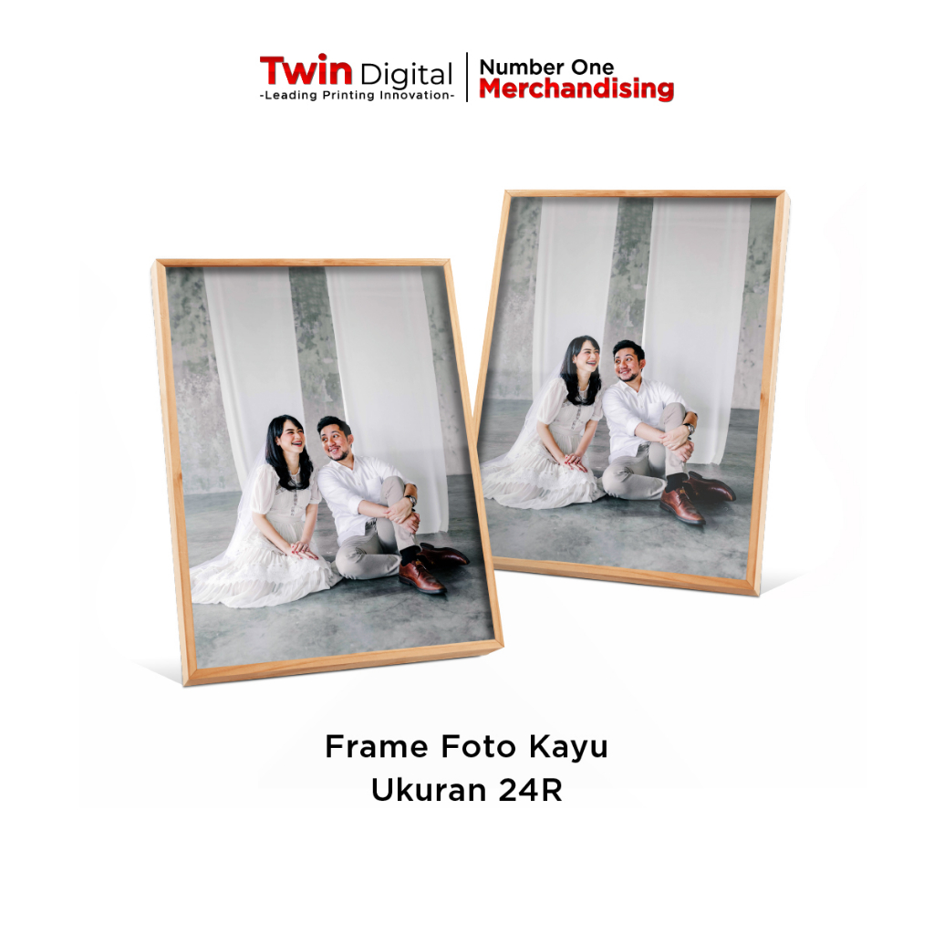 Jual Twindigital Frame Photo Kayu 24R Hiasan Pajangan Dinding - Pigura ...