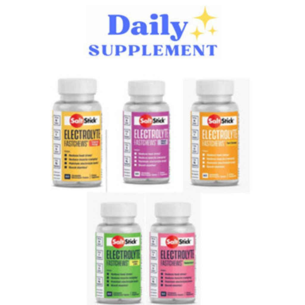 Jual SaltStick Electrolyte FastChews - 60 Chewable Electrolyte Tablets ...