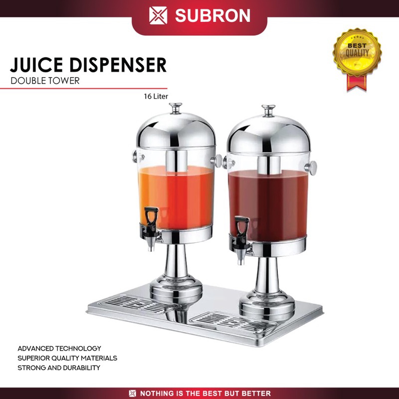 Jual SUBRON Jus Dispenser Tower Double 16 Liter | Shopee Indonesia