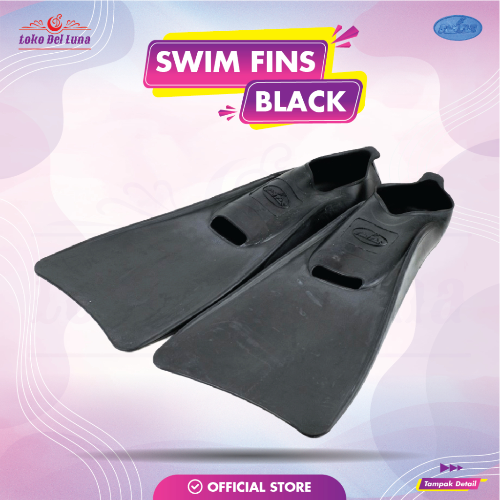 Jual PANTAS Kaki katak / Swimming Fins Black Made in Malaysia | Shopee ...