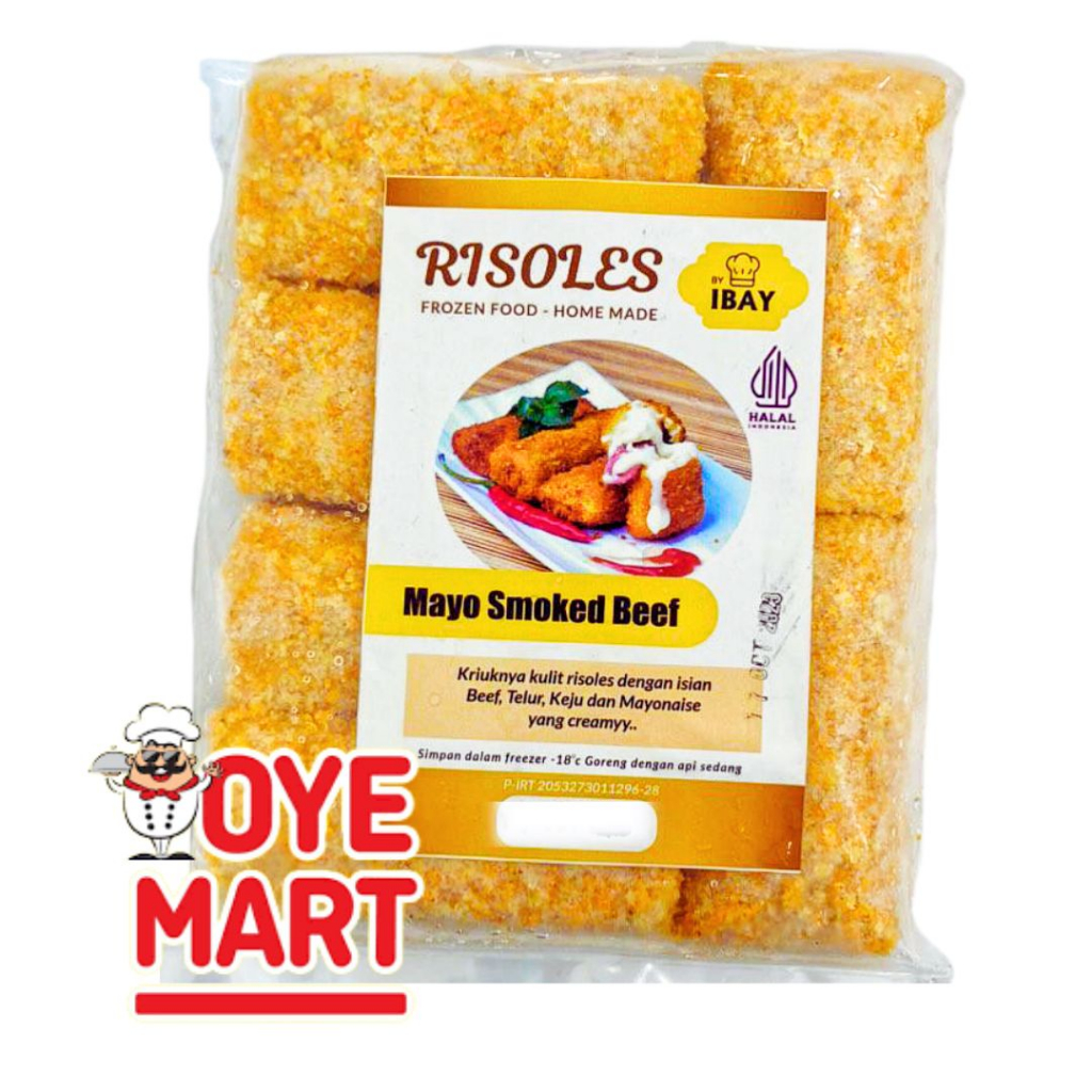 Jual IBAY RISOLES MAYO SMOKED BEEF ISI 6/MAYO DAGING SAPI ASAP/FROZEN ...