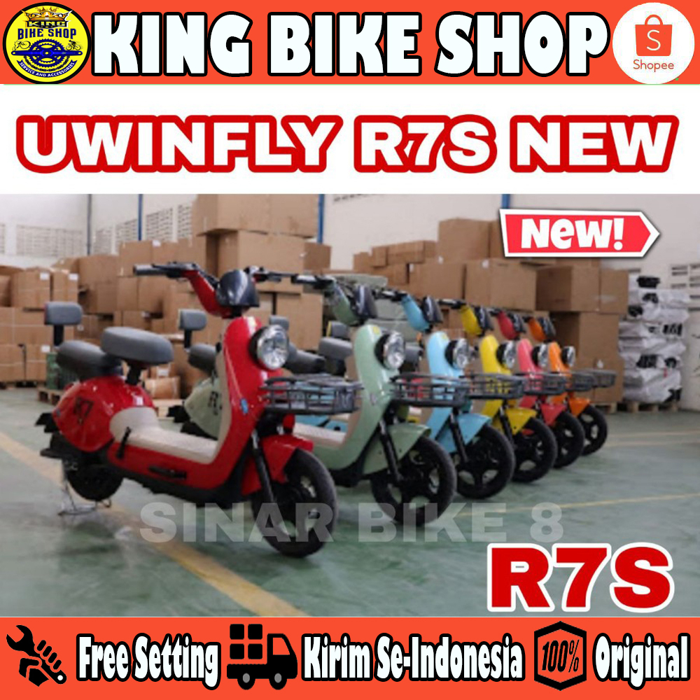 Jual Sepeda Listrik UWINFLY R7S REDFISH 7S Terbaru 500 Watt Electric E ...