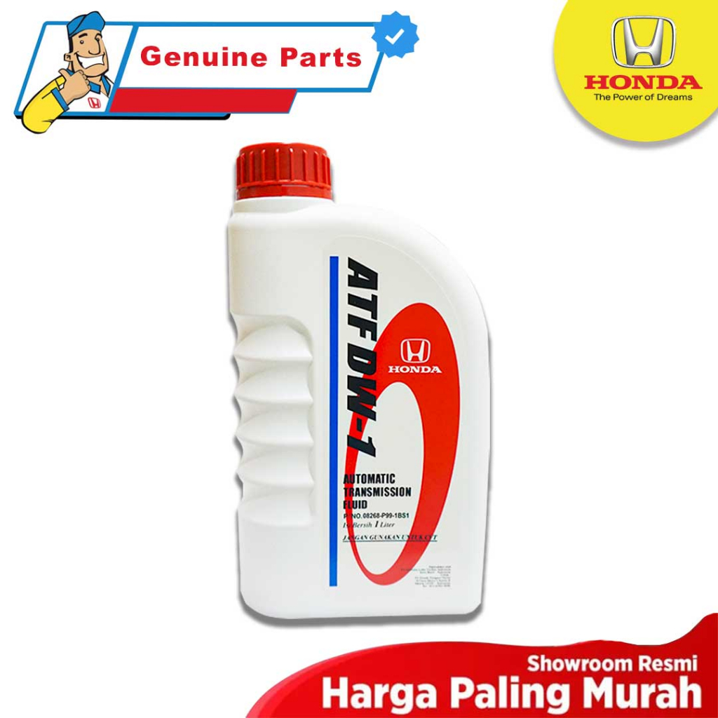 Jual Oli Transmisi Mobil Honda Matic ATFDW1 08268P991BS1 Isi 1 Liter ...