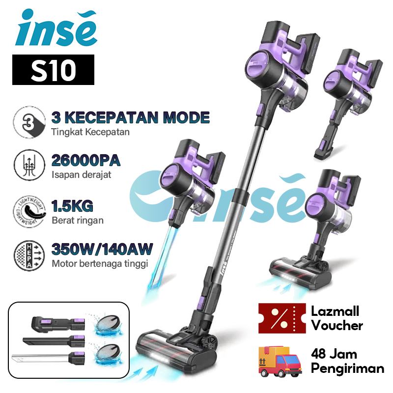 Jual INSE V70/S10 Cordless Vacuum Cleaner 3 in 1 Household Vacuum ...