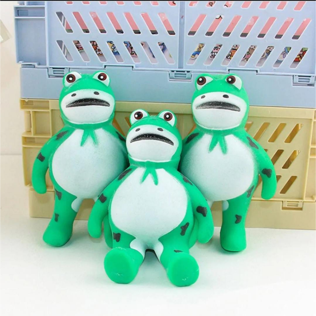Jual Mainan Anak Katak Dekompresi Kreatif / Decompression Toy Squeeze ...