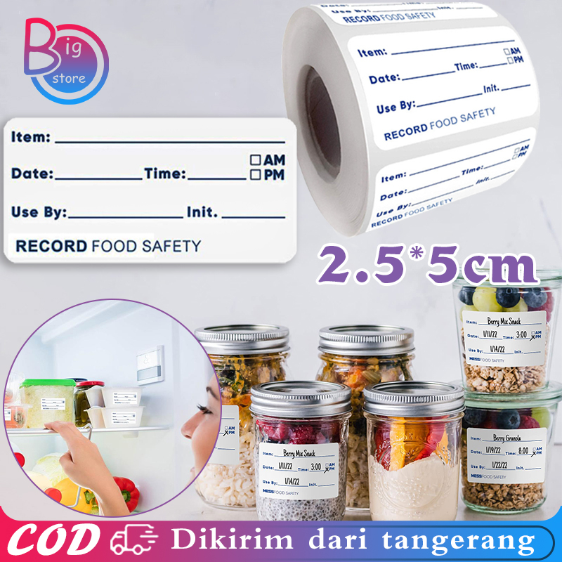 Jual 500pcs/Roll Stiker Tanggal Kadaluwarsa Waterproof Stiker Expired ...