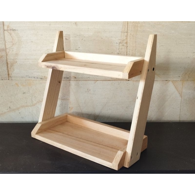 Jual Rak kayu susun / Rak kayu display / Rak kayu multifungsi / Rak ...