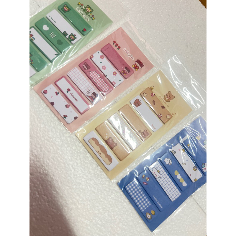 Jual STICKY NOTE , PENANDA BUKU , KERTAS NOTE / Papan isi 6 | Shopee ...