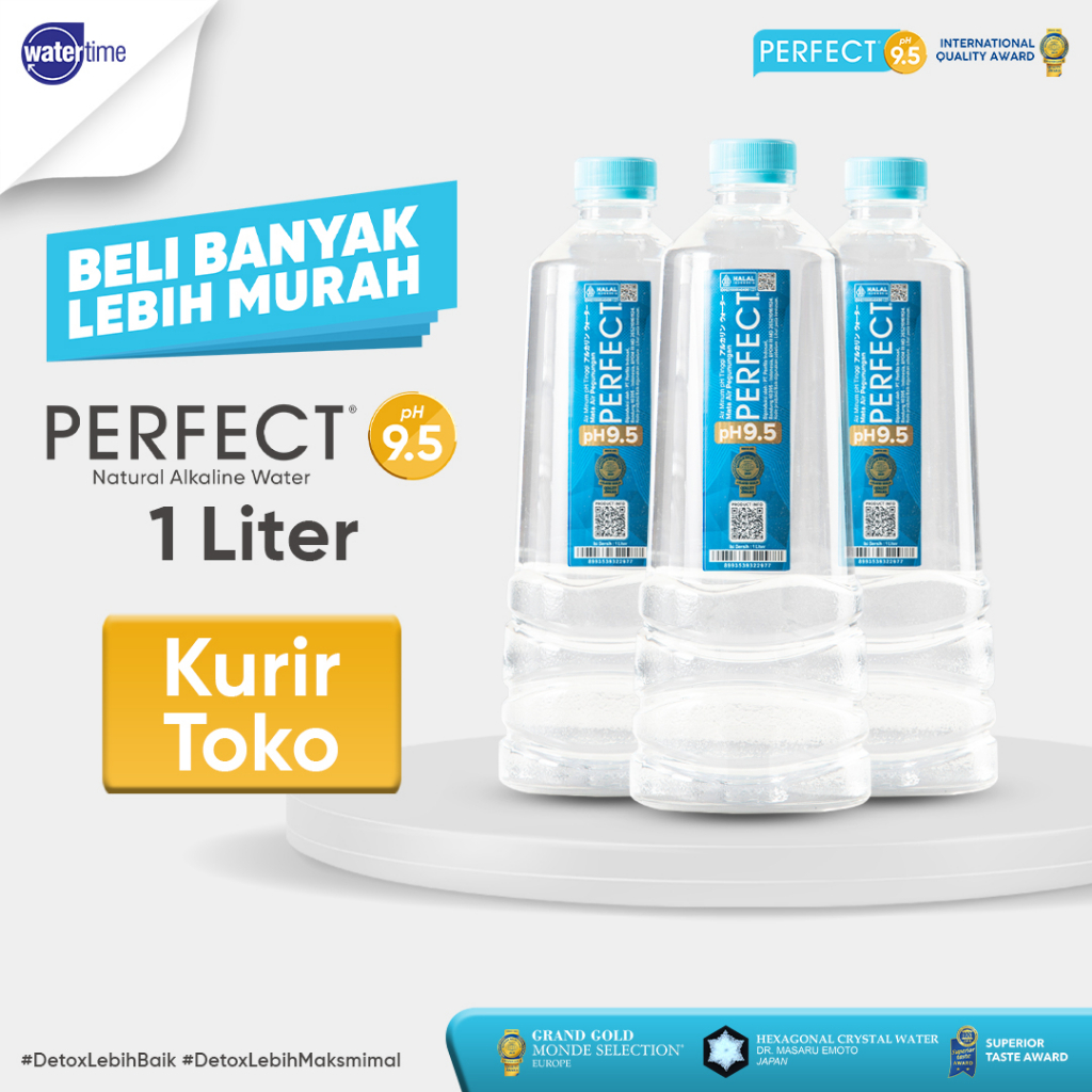 Jual Perfect Alkaline Water 1 Liter (Air Minum Isi 6 Botol) | Shopee ...