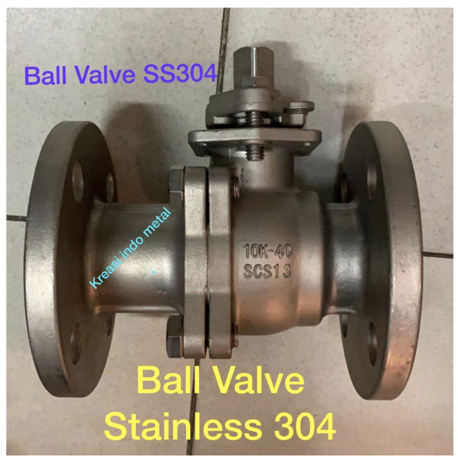 Jual 2” Ball Valve Jis 10k SS304- 2 inch Stainless Sus 304 10 K DN50 50 ...