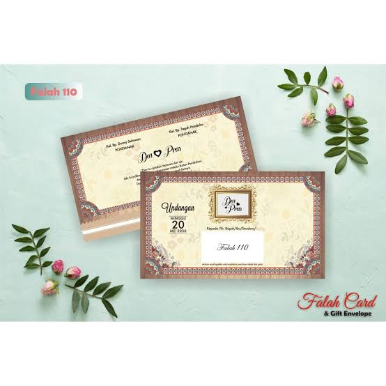Jual Cetak Undangan Falah 110 | Cetak Undangan Blangko Murah | Cetak ...