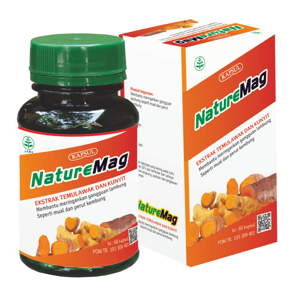 Jual NatureMag 60 kapsul Obat Maag/ Obat Magh / Obat Asam lambung ...
