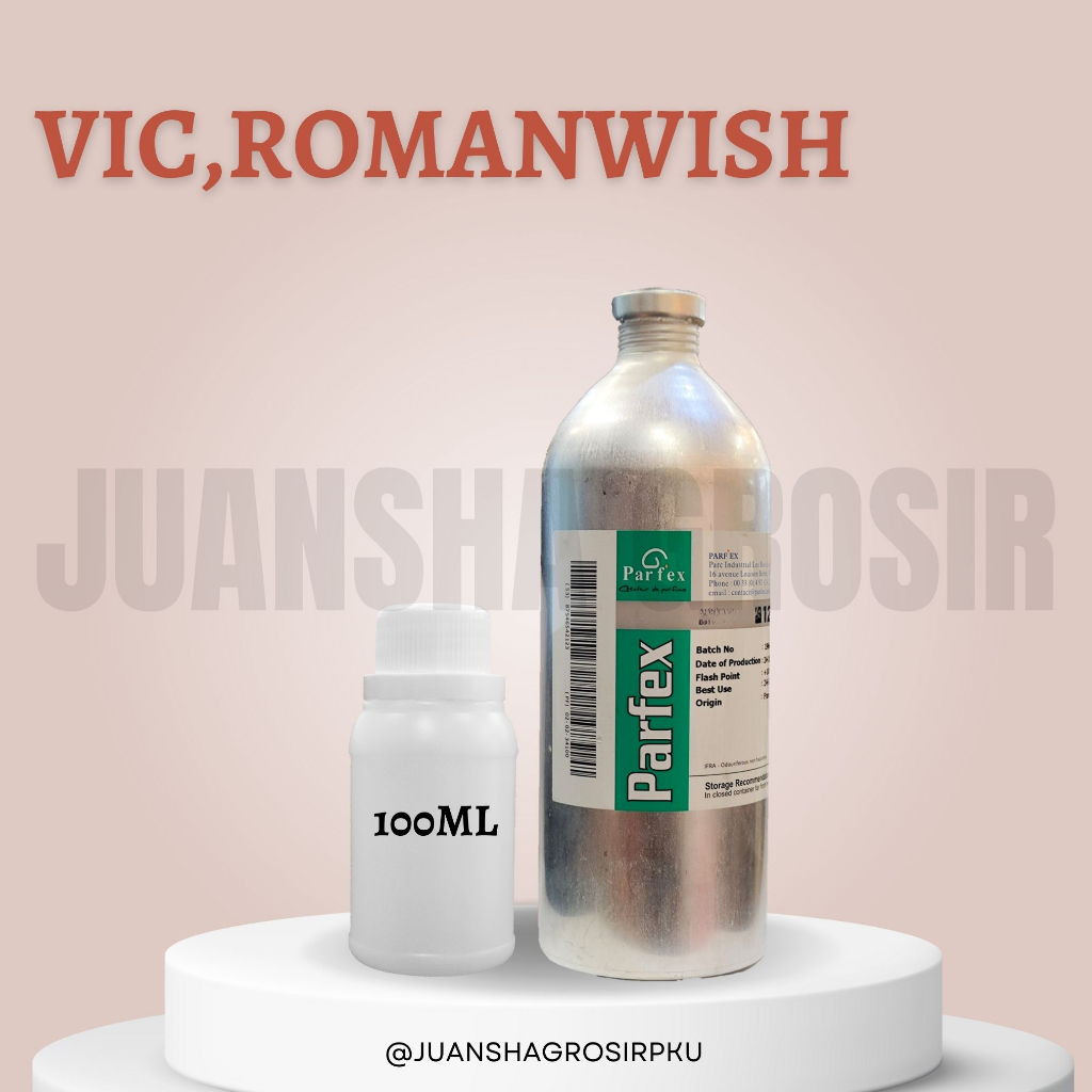 Jual BIBIT PARFUM MURNI || ROMANCE WISH - ROMANWISH || PARFEX || 100ML ...