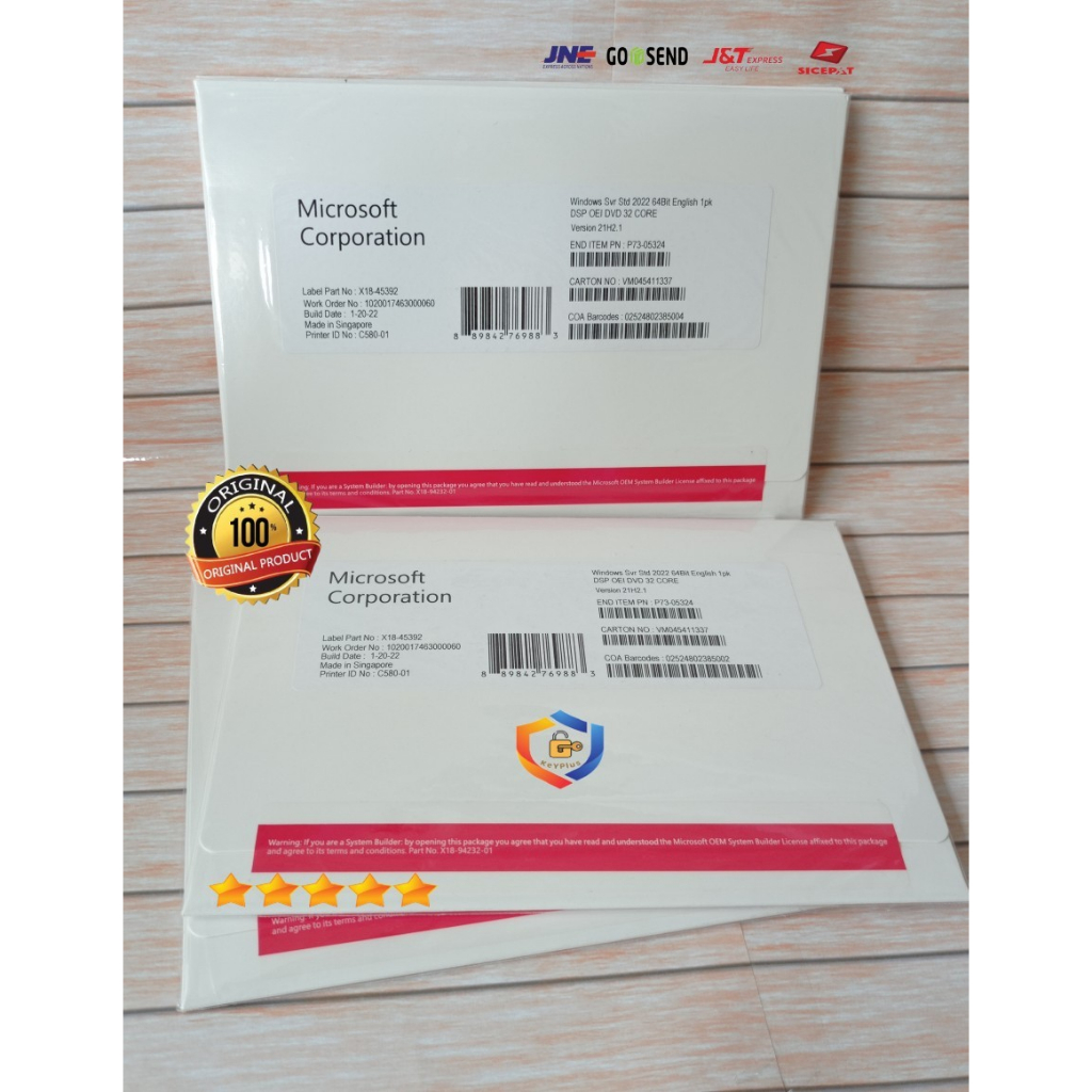 Jual Window Server 2022 Standard Original 32 Core 5 Cal Fullpack/Box ...