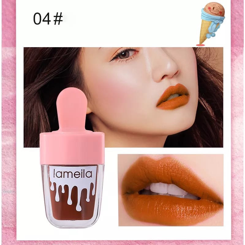 Jual LAMEILA LIP TINT ICE CREAM / LIP GLAZE / LIP MOISTURIZING | Shopee ...