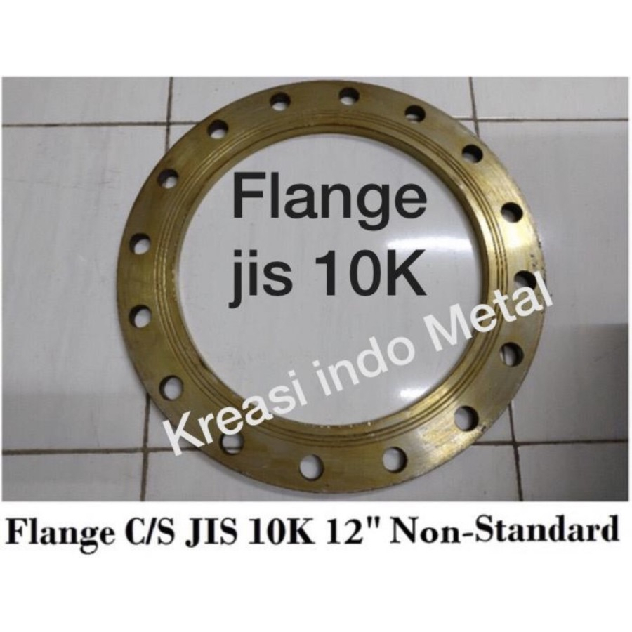 Jual Flange jis 10k 12” ( 12 inch ) NS ; Las besi | Shopee Indonesia
