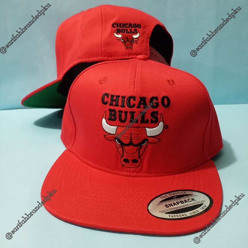 Jual 4. SARIFAH BRANDED - KOLEKSI TOPI CHICAGO BULLS BEST SELLER - TOPI ...