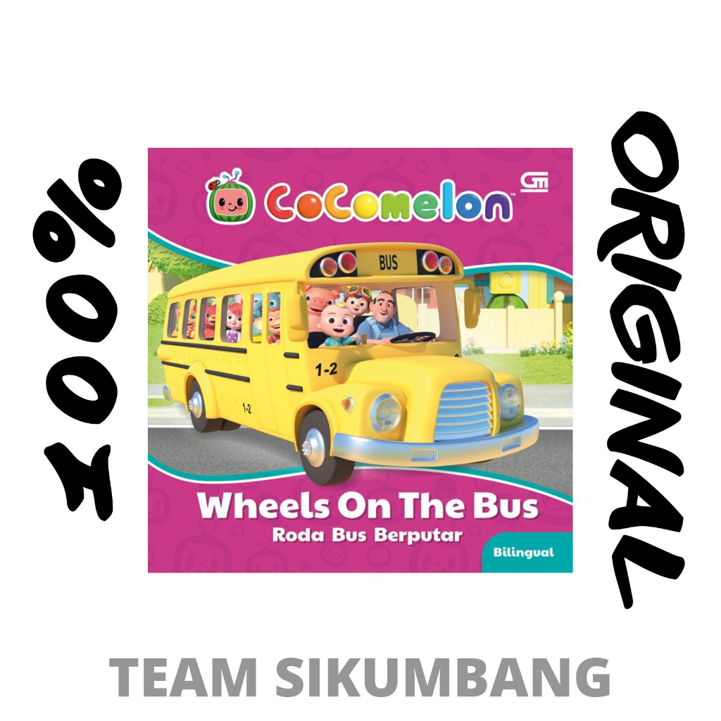 Jual Buku Anak CoComelon: Wheels on the Bus: Roda Bus Berputar | Shopee ...