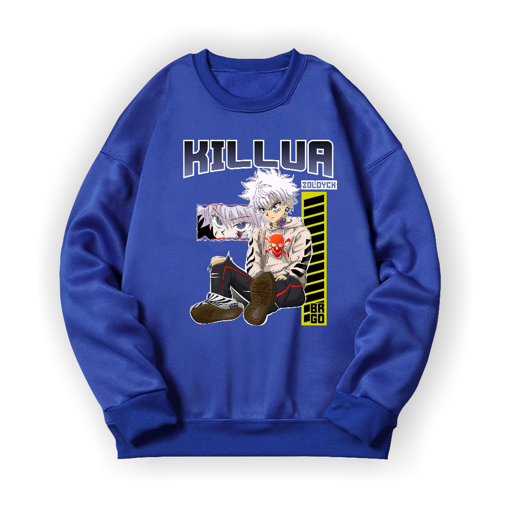 Jual KILLUA STREETWEAR Sweatshirt Basic II Sweater Crewneck Print DTF ...