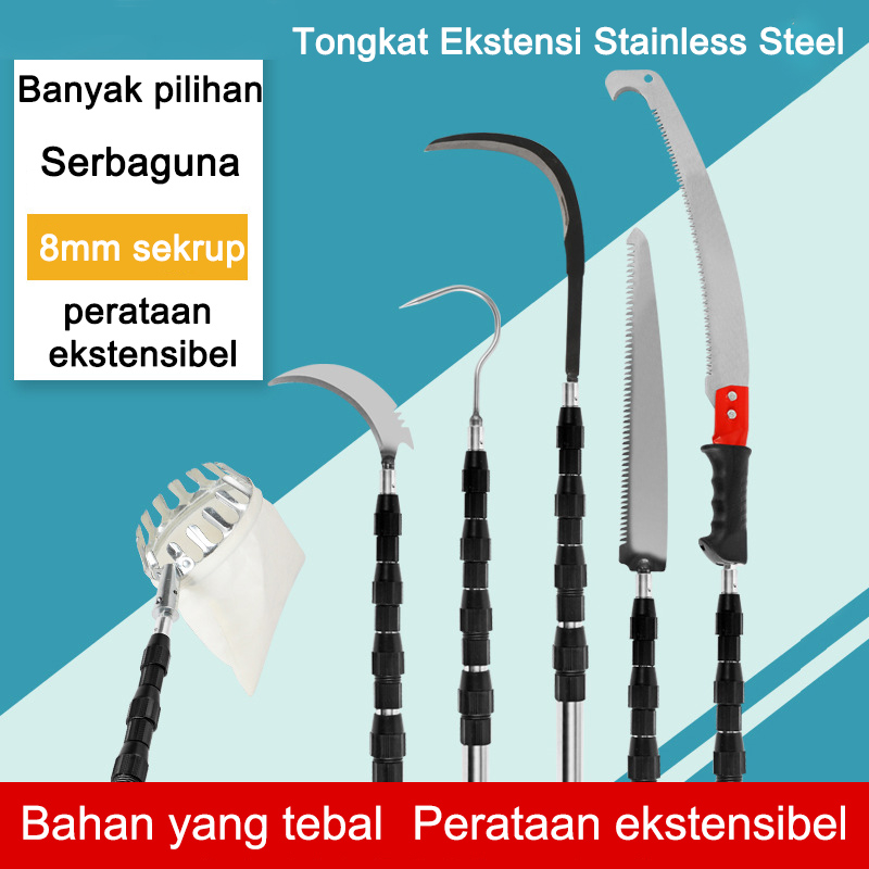 Jual 7 Set 3/5/7/10M Alat Pemetik Buah Alat Berkebun Pemetik Buah ...
