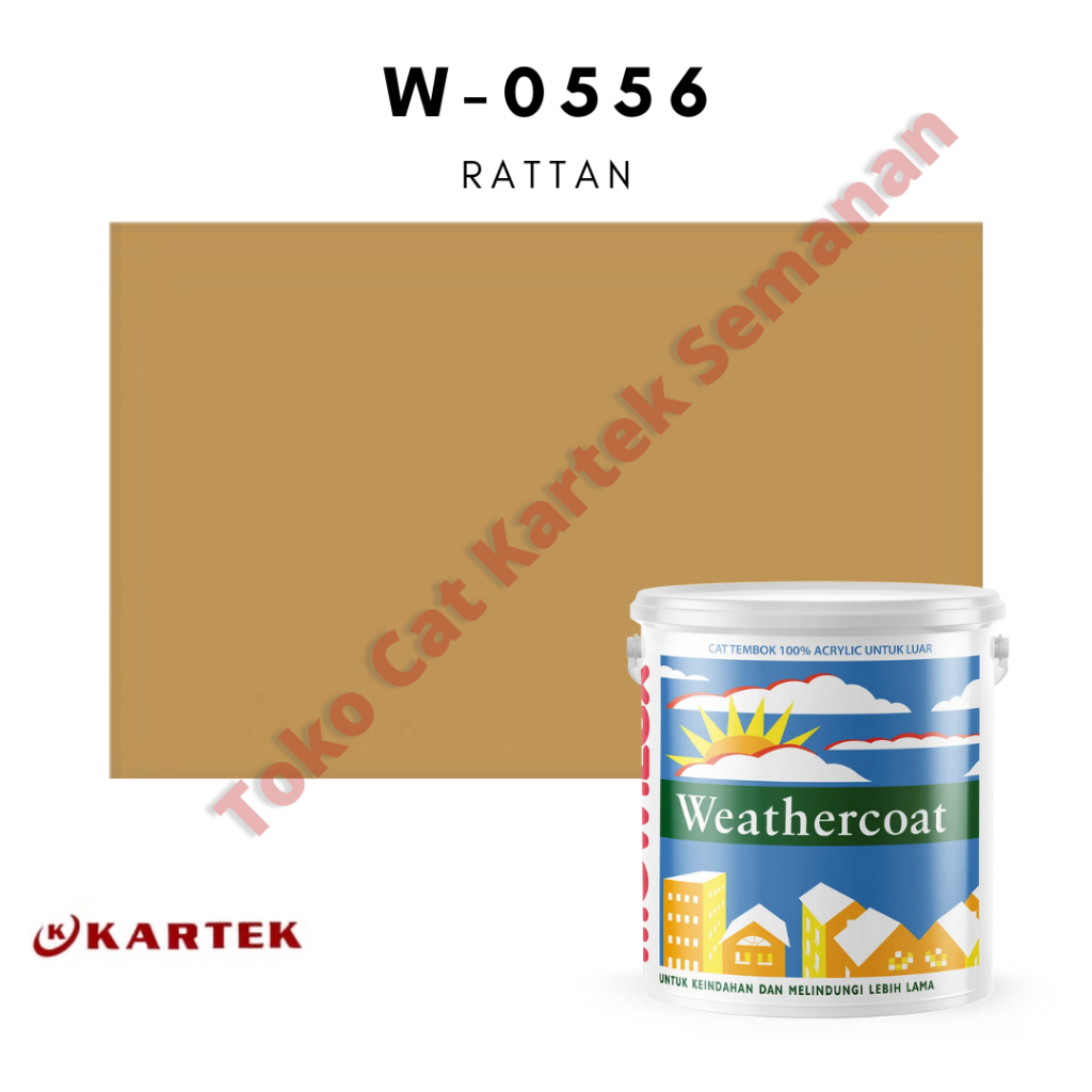 Jual Mowilex Weathercoat Exterior W-0556 Rattan (1 liter) | Shopee ...