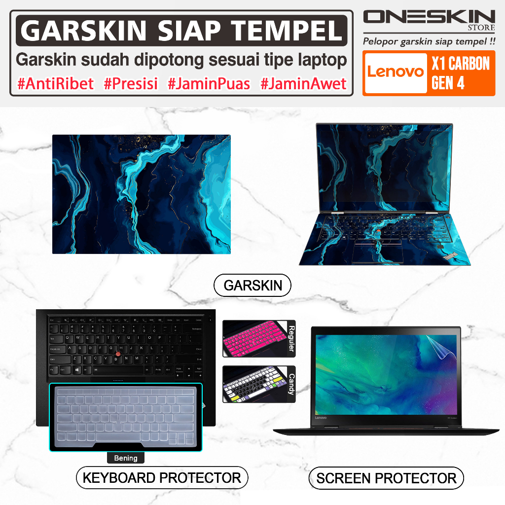 Jual Garskin Stiker Laptop Pelindung Keyboard Screen Protector Lenovo ...