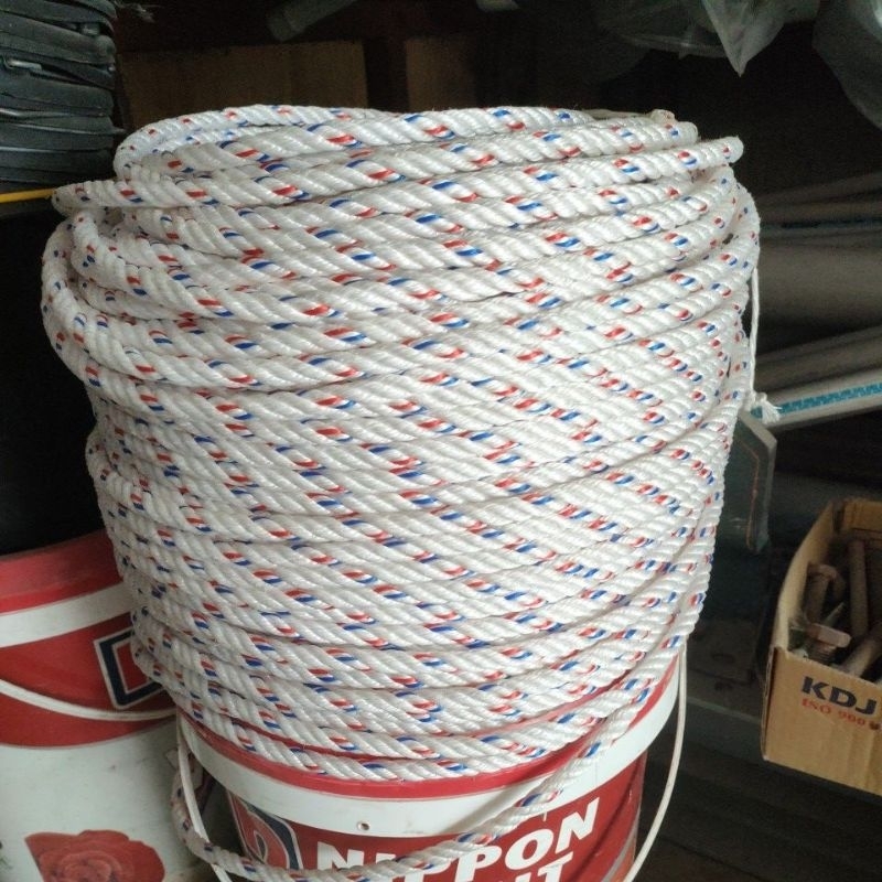 Jual Tali nilon nylon manila 8 mm,10 mm dan 12 mm METERAN | Shopee ...