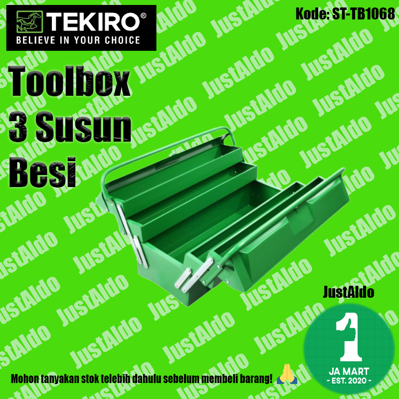 Jual Kotak Perkakas Besi Tool Box 3 Susun Tekiro | Shopee Indonesia