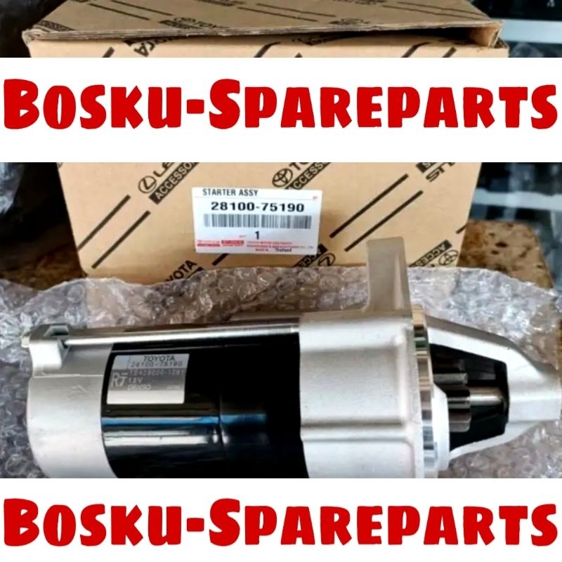 Jual Dinamo Starter Assy Toyota Kijang Innova / Hilux DC Bensin 28100 ...