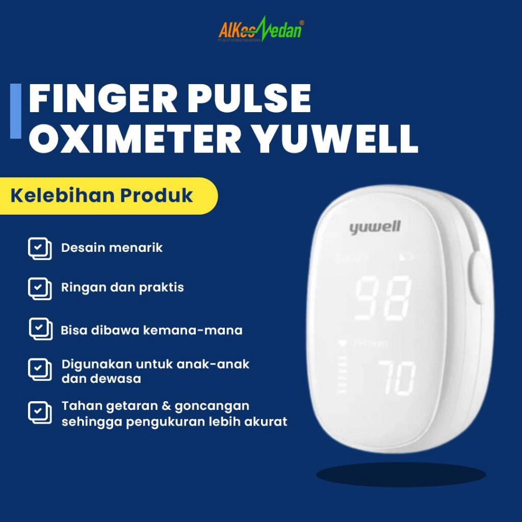 Jual ( COD ) FINGER PULSE OXIMETER YUWELL ORIGINAL SATURASI OKSIGEN OXYMETER YX 102/YX 103 ...