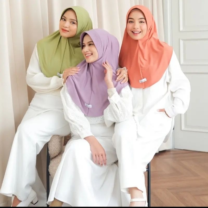 Jual KENAN - Daily Hijab Dzeevada hijab Instan Size M L Matt Jersey | Shopee Indonesia
