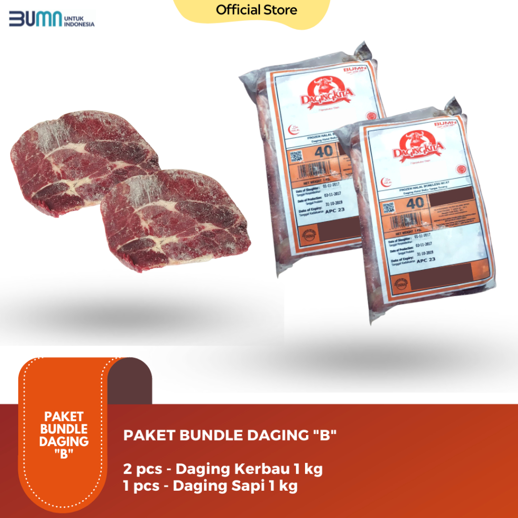 Jual BULOG - PAKET BUNDLE DAGING "B" | Shopee Indonesia