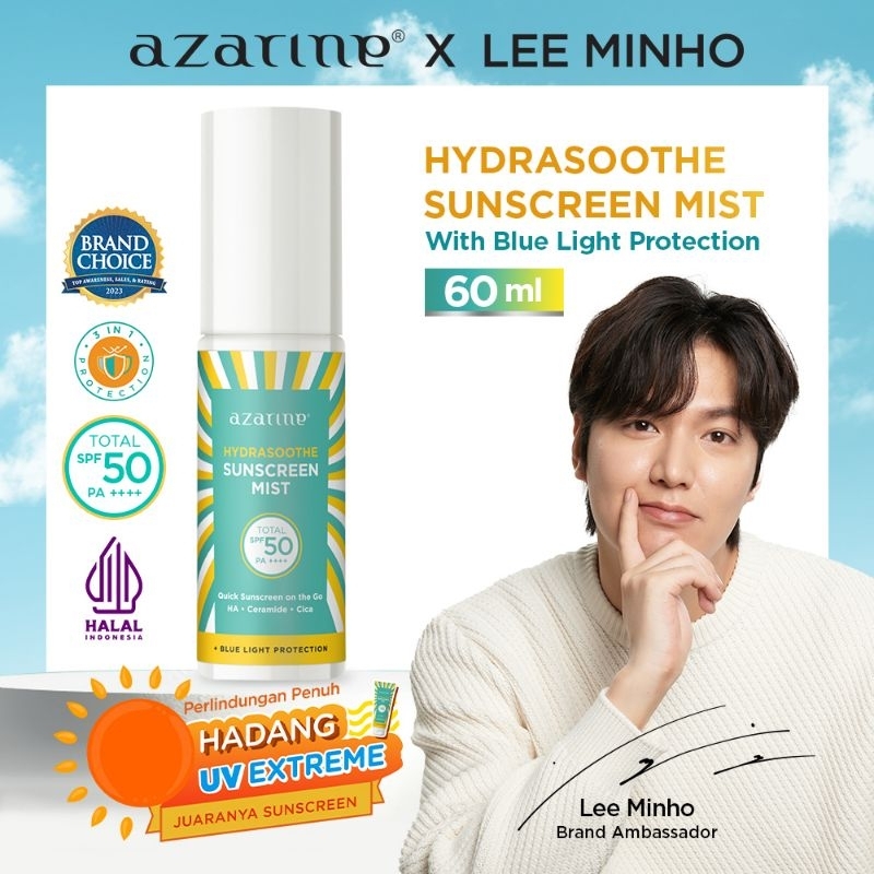 Jual SUNSCREEN MIST SPF50 PA++++ X LEE MINHO Apply & Reapply on the Go ...