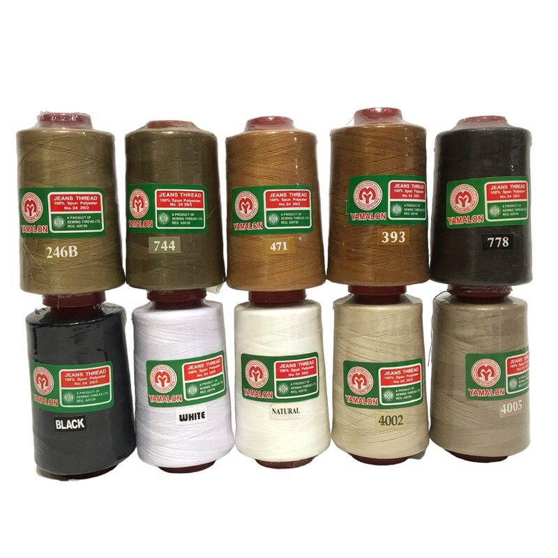 Jual Benang Jahit Jeans Yamalon 20/2 | 3000 Yards | Shopee Indonesia