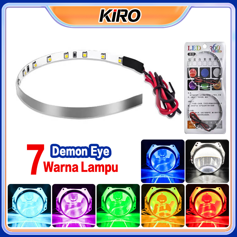 Jual 【Devil Eye Projector】Lampu LED Devil Eye Projector 360 Demon Eye ...