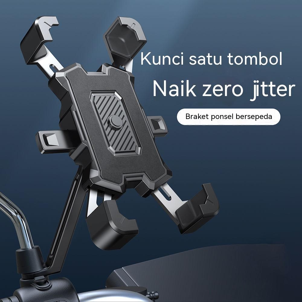 Jual Holder Hp Motor Spion Phone Stand Stang Universal Dudukan Penjepit Handphone Di Sepeda ...