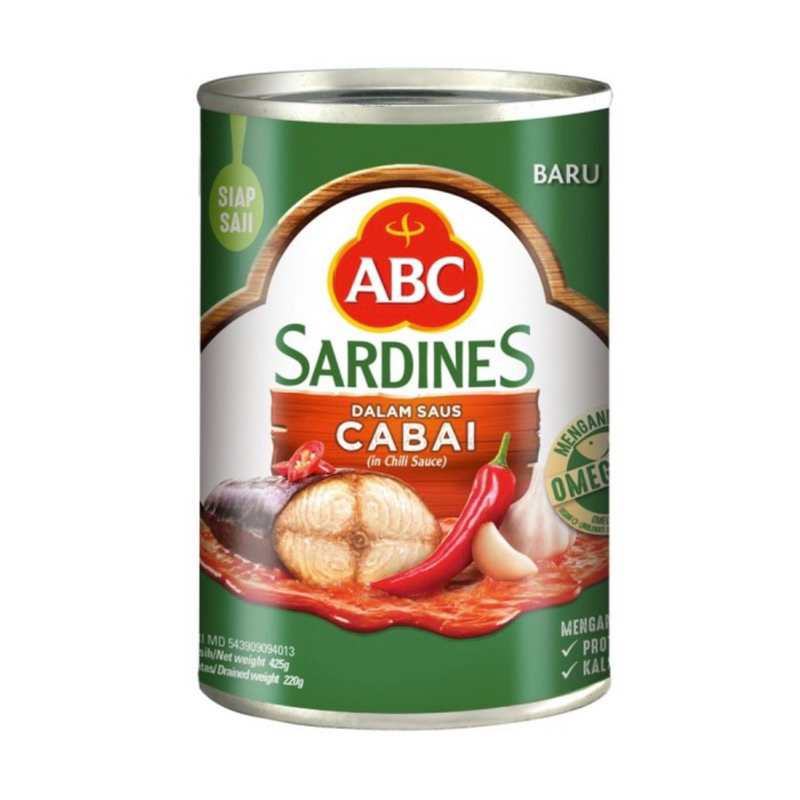 Jual Sarden ABC 155gr Cabai 1 dus | Shopee Indonesia