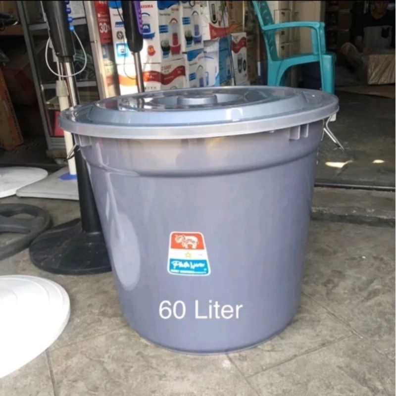 Jual Ember plastik 60 liter komet star Platinum/ Ember 60 liter Abu komet star (Gojek ) | Shopee ...