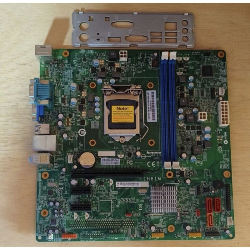 Jual MOTHERBOAD LENOVO H81 LGA 1150 / POWER 14 PIN ATX | Shopee Indonesia