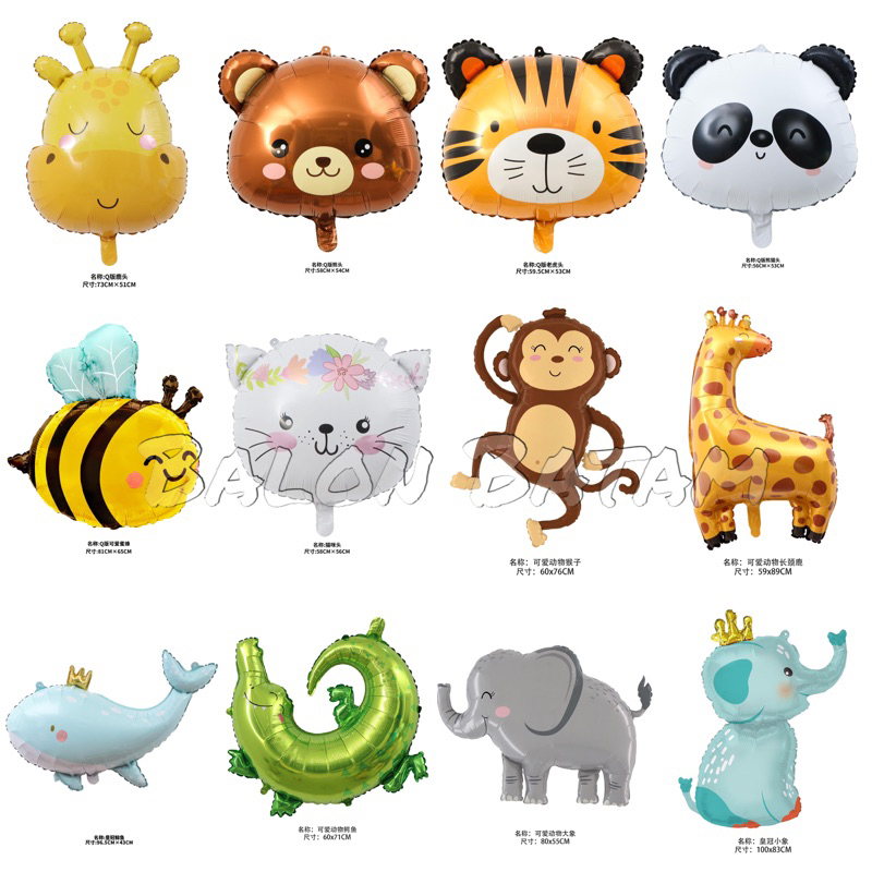 Jual Balon foil Animal Q series | Shopee Indonesia