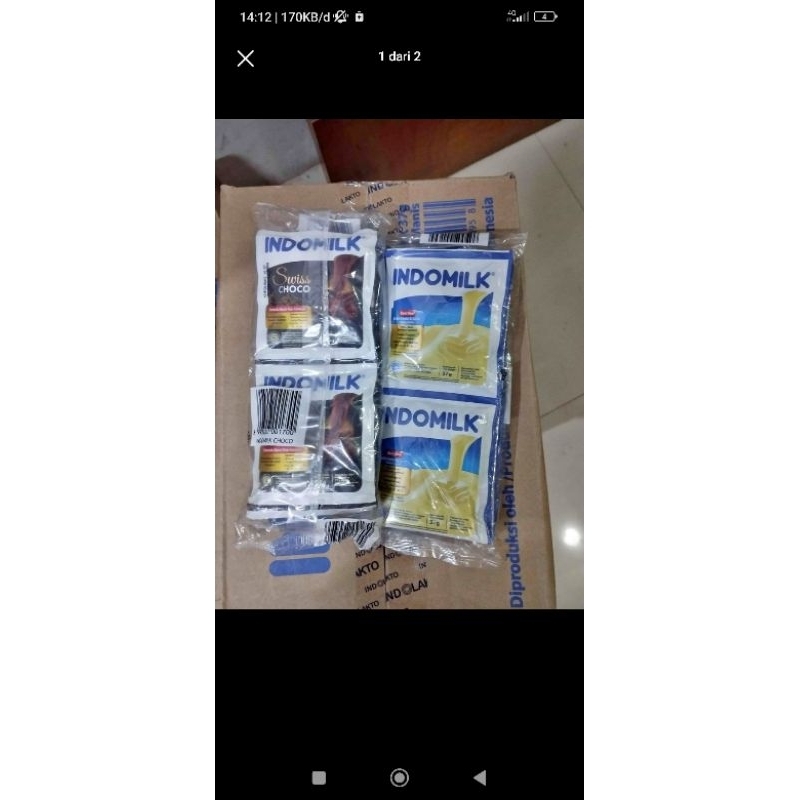 Jual susu kental manis INDOMILK sachet | Shopee Indonesia