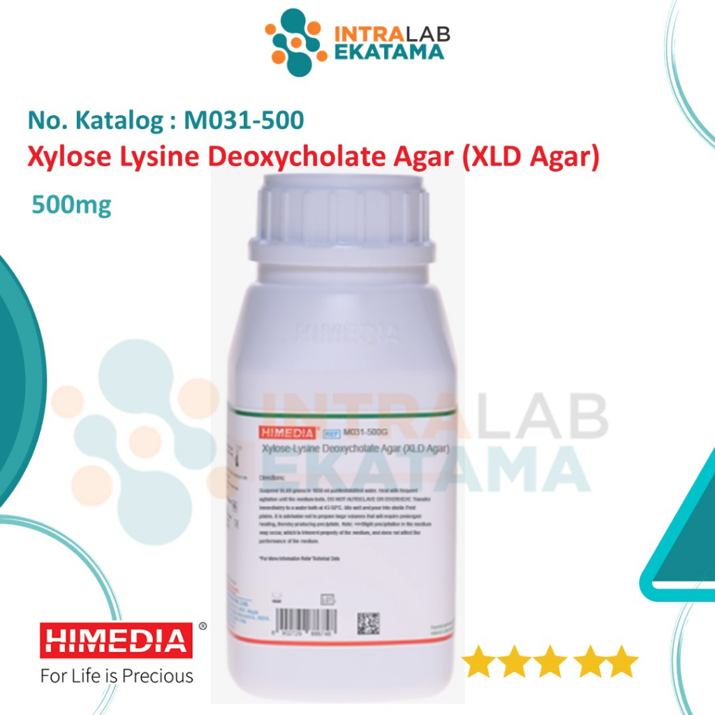 Jual M031-0500 Xylose Lysine Deoxycholate Agar (XLD Agar) | Shopee ...