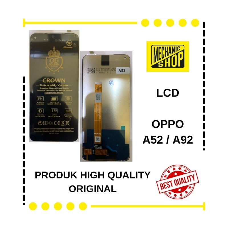 Jual LCD OPPO A52 / A92 + TOUCH SCREEN ( BLACK ) | Shopee Indonesia