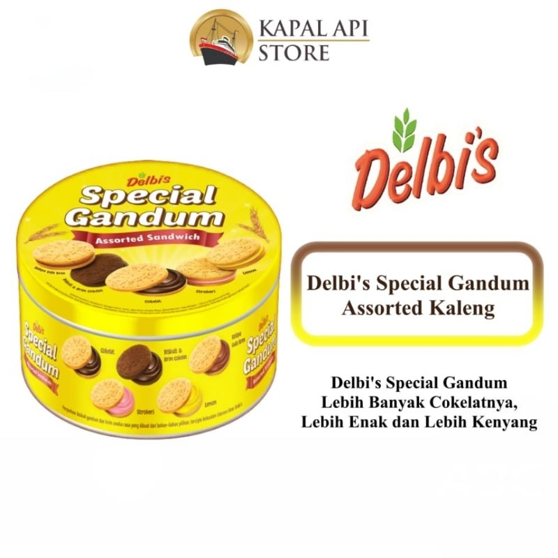 Jual delbi's Special Gandum Assorted Sandwich kaleng 155,2 g | Shopee ...