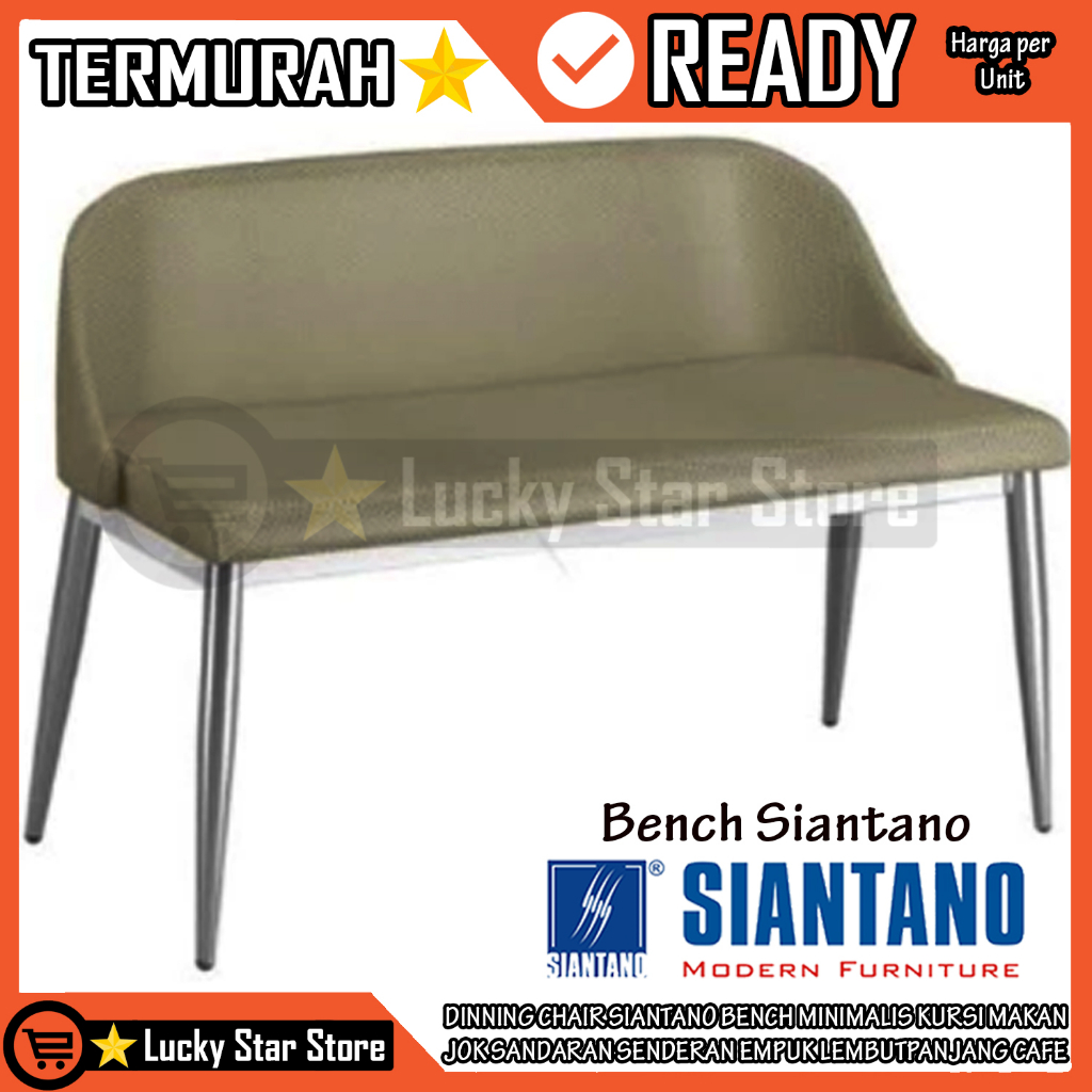 Jual [Instan] BENCH SIANTANO MINIMALIS DINNING CHAIR KURSI MAKAN ...