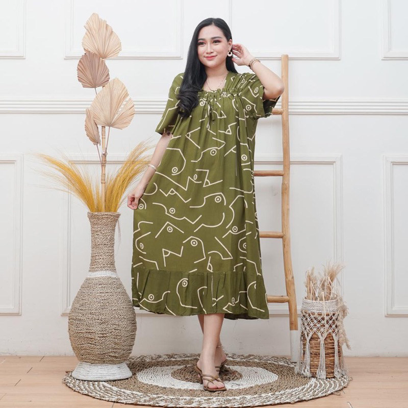 Jual HOMEDRESS DASTER FUJI JUMBO BAHAN RAYON PREMIUM MUAT BB 100KG ...