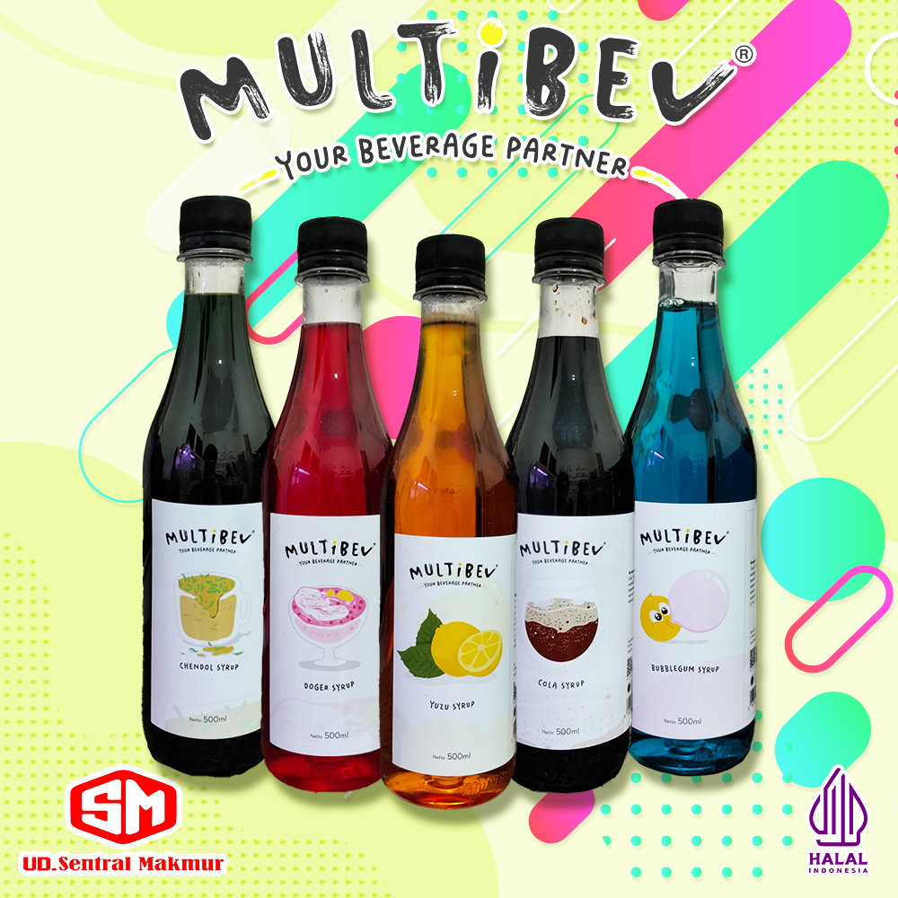 Jual SYRUP "MULTIBEV" 500 ML - BANYAK VARIAN RASA | Shopee Indonesia