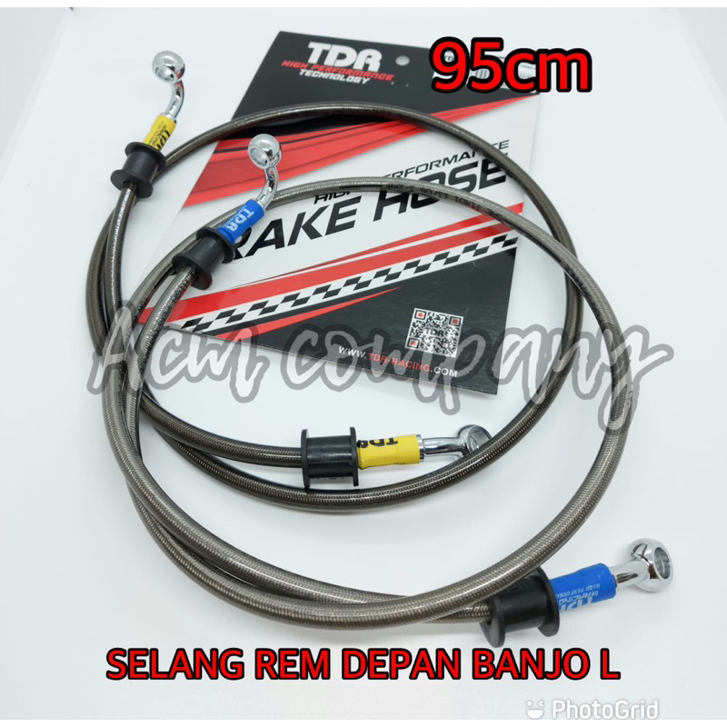 Jual TDR RACING ORIGINAL Selang Rem Depan 95cm Stylo CBS / Vario 160 Cbs pnp | Shopee Indonesia