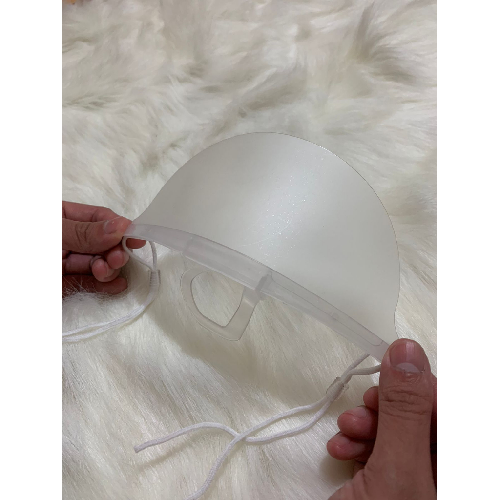 Jual Masker Transparan Plastik Penutup Mulut Restoran MUA Pabrik SPA ...